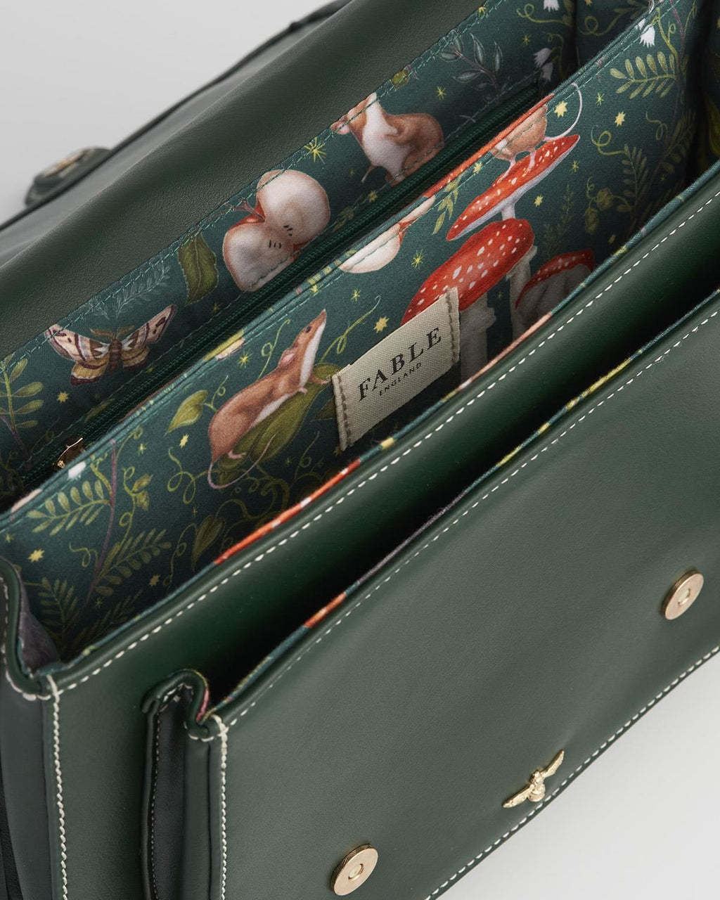 Into the Woods Green Satchel – Fable England UK
