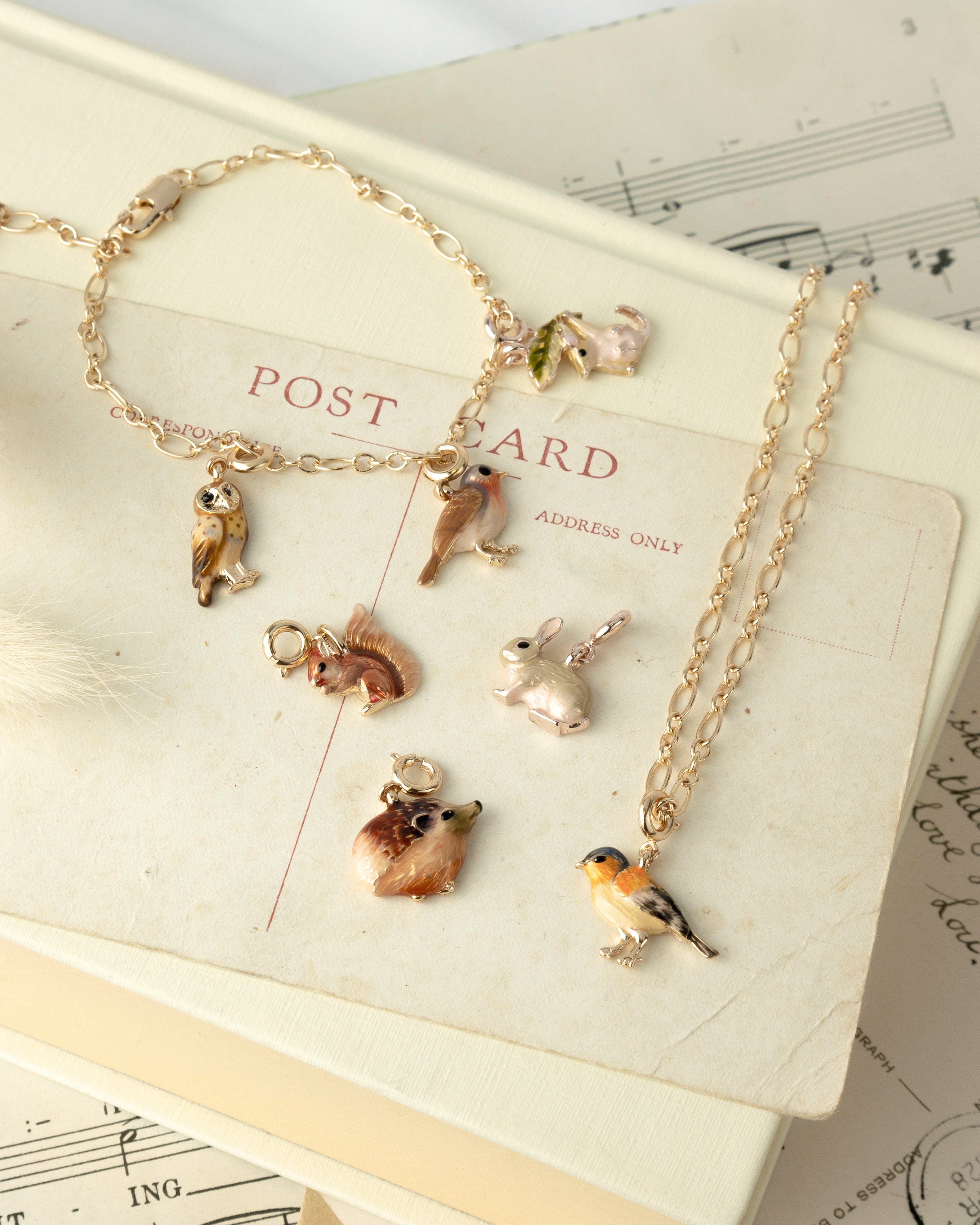 Enamel Fawn Charm | Fable England – Fable England UK