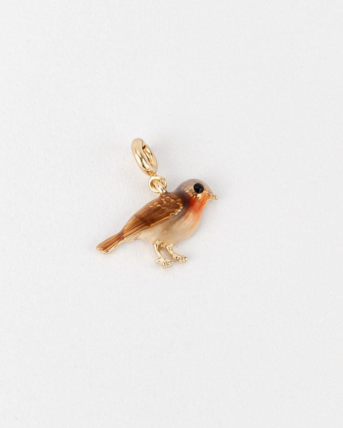 Enamel Robin Charm | Fable England – Fable England UK